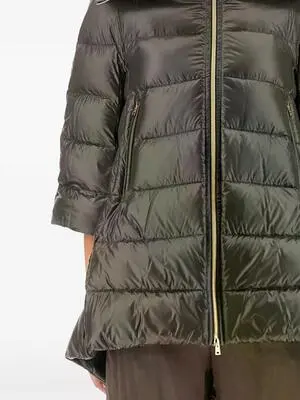 Herno Cleofe Zip-up Quilted Coat - Grey