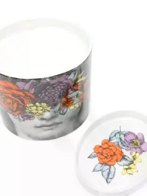 FORNASETTI Floral-face Candle
