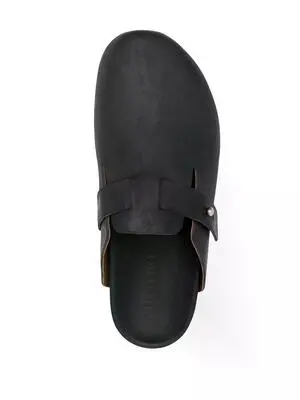 BUTTERO® Leather Clog Sandals