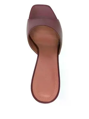 Amina Muaddi 95mm Lupita Square-toe Sandals