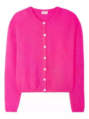 American Vintage Vitow Button Cardigan - Pink