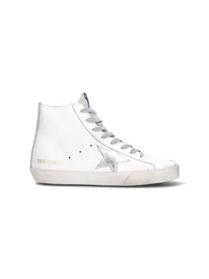 Women's White High Top Sneakers