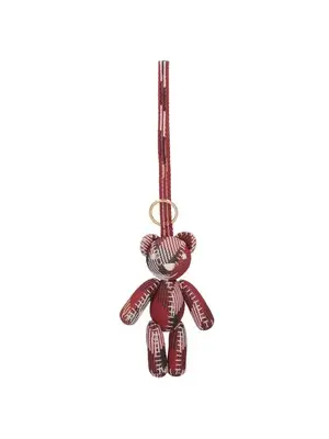 Burberry Thomas Teddy Bear Keyring Charm - Red