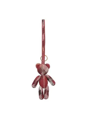 Burberry Thomas Teddy Bear Keyring Charm - Red