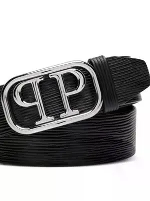 Philipp Plein Logo-buckle Leather Belt