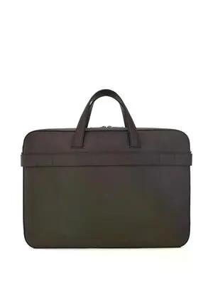 FERRAGAMO Gancini Buckle Briefcase - Brown