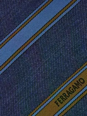 FERRAGAMO Regimental Jacquard Neck Tie