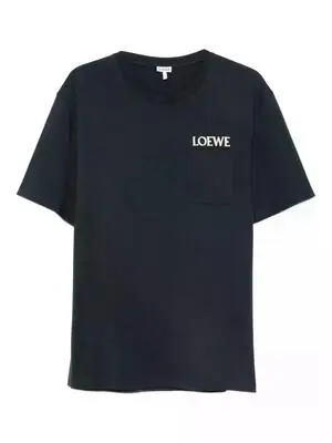 Loewe Pocket-detail T-shirt - Blue