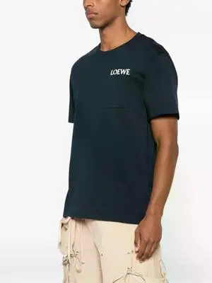 Loewe Pocket-detail T-shirt - Blue