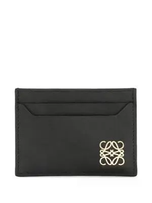 Loewe Anagram Leather Cardholder - Black