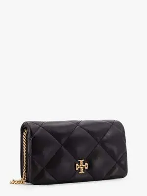 Tory Burch Kira Quilted Leather Shoulder Bag - Black
