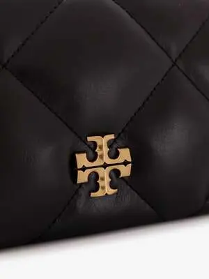 Tory Burch Kira Quilted Leather Shoulder Bag - Black