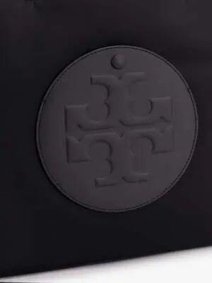 Tory Burch Ella Nylon Shoulder Bag - Black