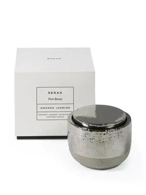 SERAX Medium Smoked Jasmine Metallic-finish Candle