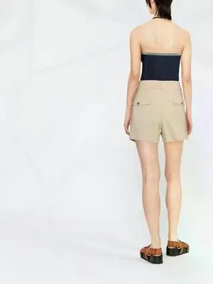 Aspesi High-waist Wide-leg Shorts