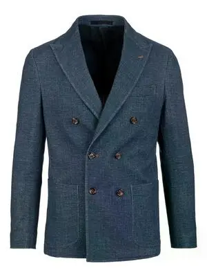 Eleventy Double-breasted Cotton Suit