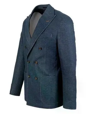 Eleventy Double-breasted Cotton Suit
