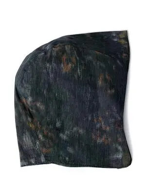 GANNI Printed Logo Bonnet
