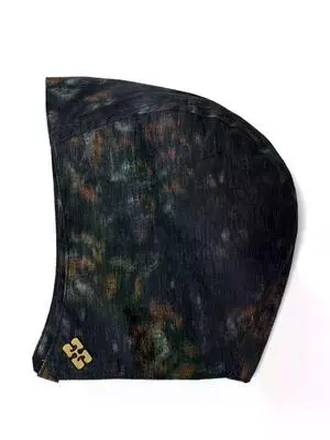 GANNI Printed Logo Bonnet