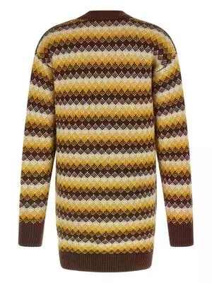 Auralee Patterned Jacquard Cardigan