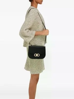 FERRAGAMO Gancini Leather Crossbody Bag