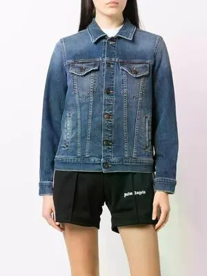 Palm Angels Logo-print Denim Jacket