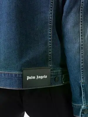 Palm Angels Logo-print Denim Jacket
