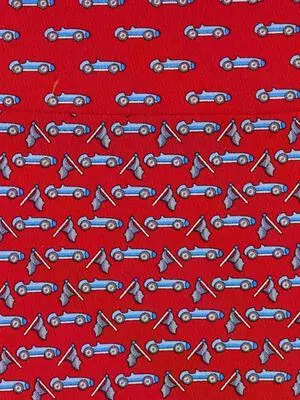 FERRAGAMO Printed Silk Necktie