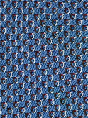 FERRAGAMO Jacquard Gancini Tie