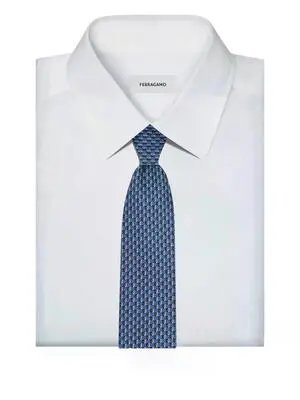 FERRAGAMO Jacquard Gancini Tie