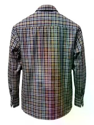 BASTONCINO Plaid-pattern Shirt - Brown