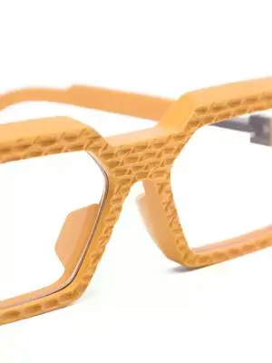 VAVA EYEWEAR Wl0051 Picotado Rectangle-frame Glasses - Yellow