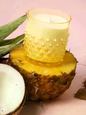 KLIMCHI Hobnail Piña Colada Candle