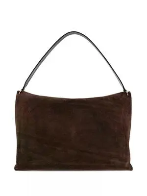 WANDLER Penelope Suede Tote - Brown