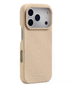 MAISON DE SABRE Leather Iphone 17 Pro Max Case - Neutrals