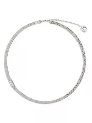 Burberry Engraved-check Necklace