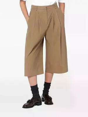 Mark Kenly Domino Tan Knee Length Pants For Women