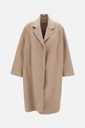 Dusan Cashmere Single-breasted Coat