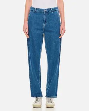 Carhartt Work In Progress Jeans Straight 'maverick - Blu