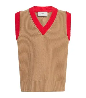 Ami Wool De Coeur Sweater Vest