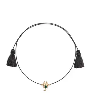 Valentino Garavani Vlogo Scorpion Headband - Black