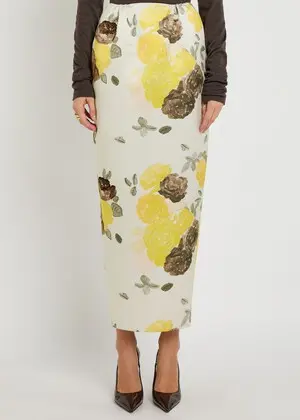 Bernadette Damian Floral-print Midi Skirt