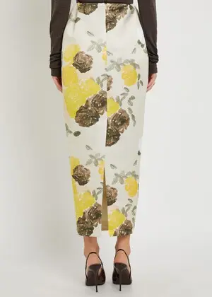 Bernadette Damian Floral-print Midi Skirt
