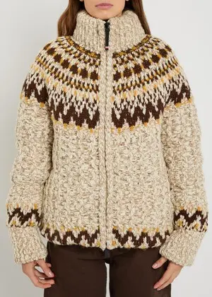 Moncler Fair Isle Wool-blend Jumper