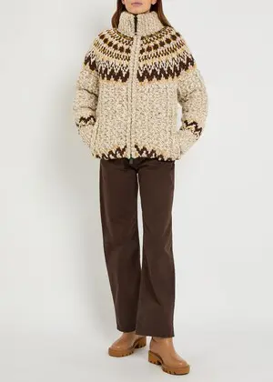 Moncler Fair Isle Wool-blend Jumper