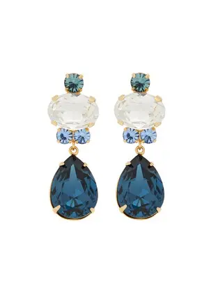 JENNIFER BEHR Catherine Drop Earrings - Blue
