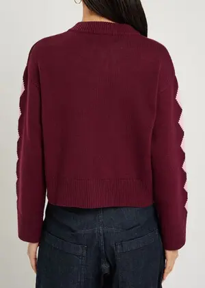 Rails Mavie Embroidered Knit Cardigan