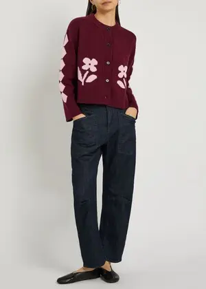 Rails Mavie Embroidered Knit Cardigan