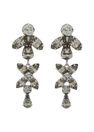 JENNIFER BEHR Liss Crystal-Embellished Drop Earrings