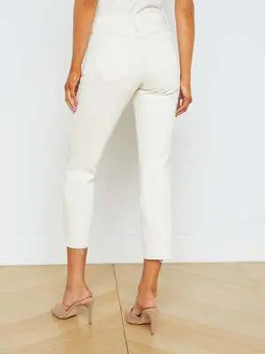 L'Agence Sada Slim-leg Cropped Jeans
